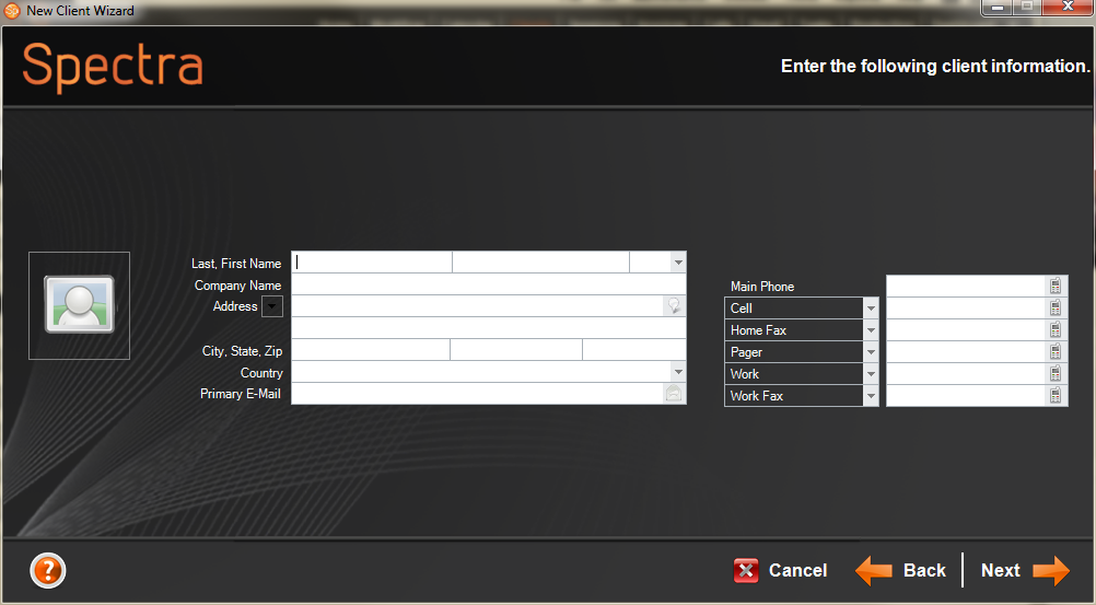 Spectra/myStratus Desktop | Client Wizard